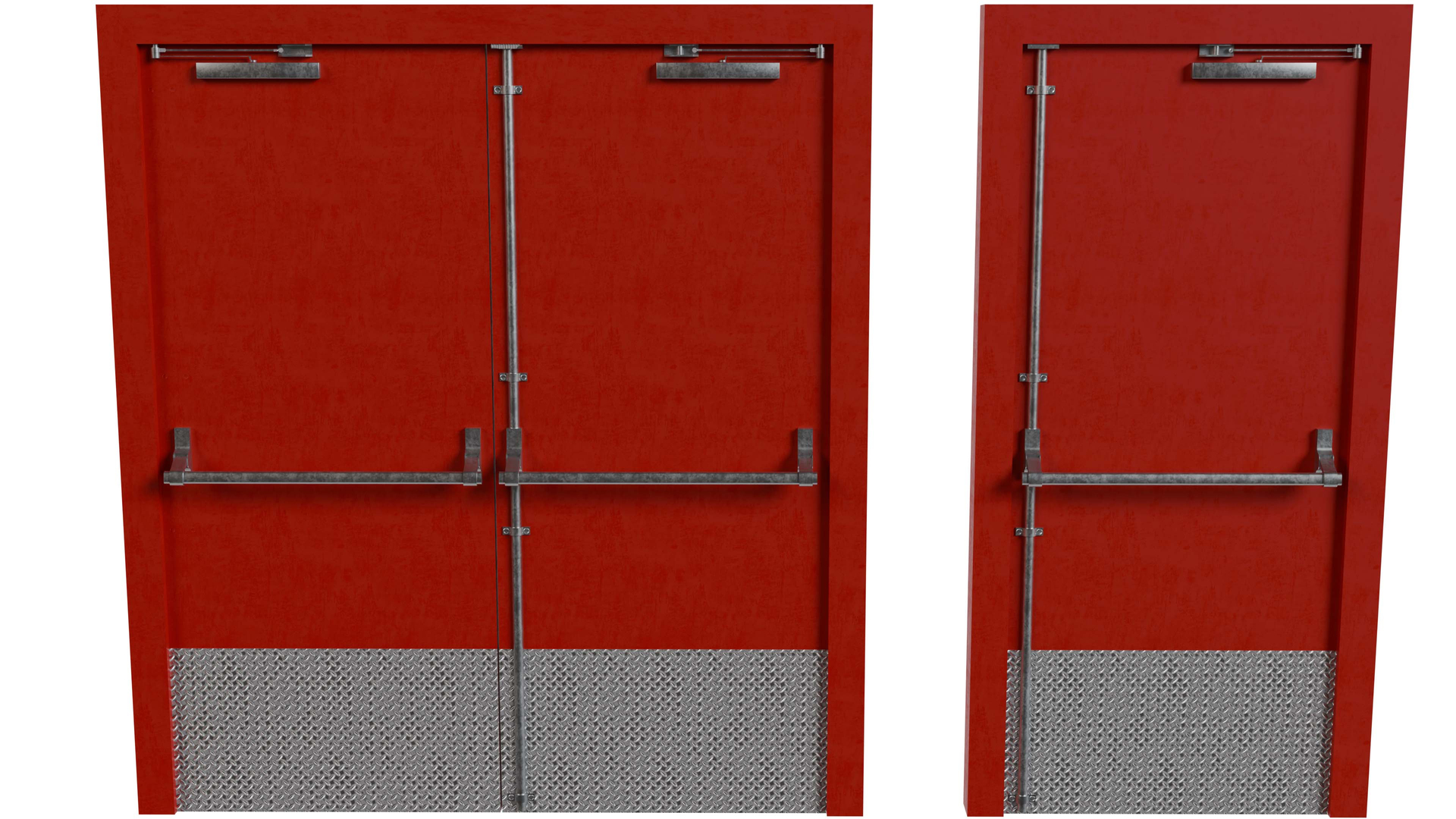 Modello 3D Porta di uscita antincendio - TurboSquid 2504745