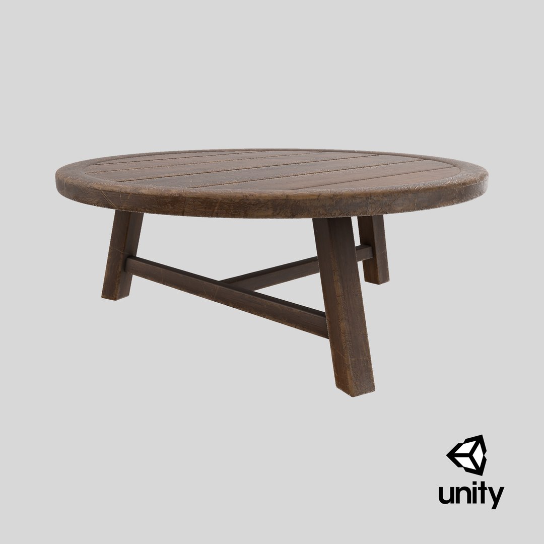 Wooden Coffee Table(1) 3D Model - TurboSquid 2252036