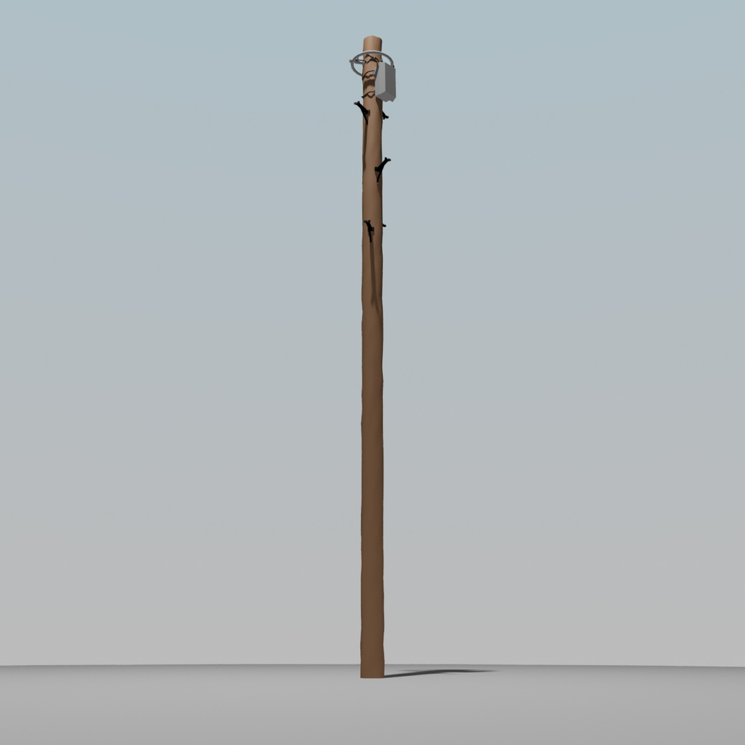 Telegraph Pole 3d 3ds
