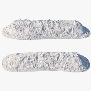 3d concrete barriers military walls