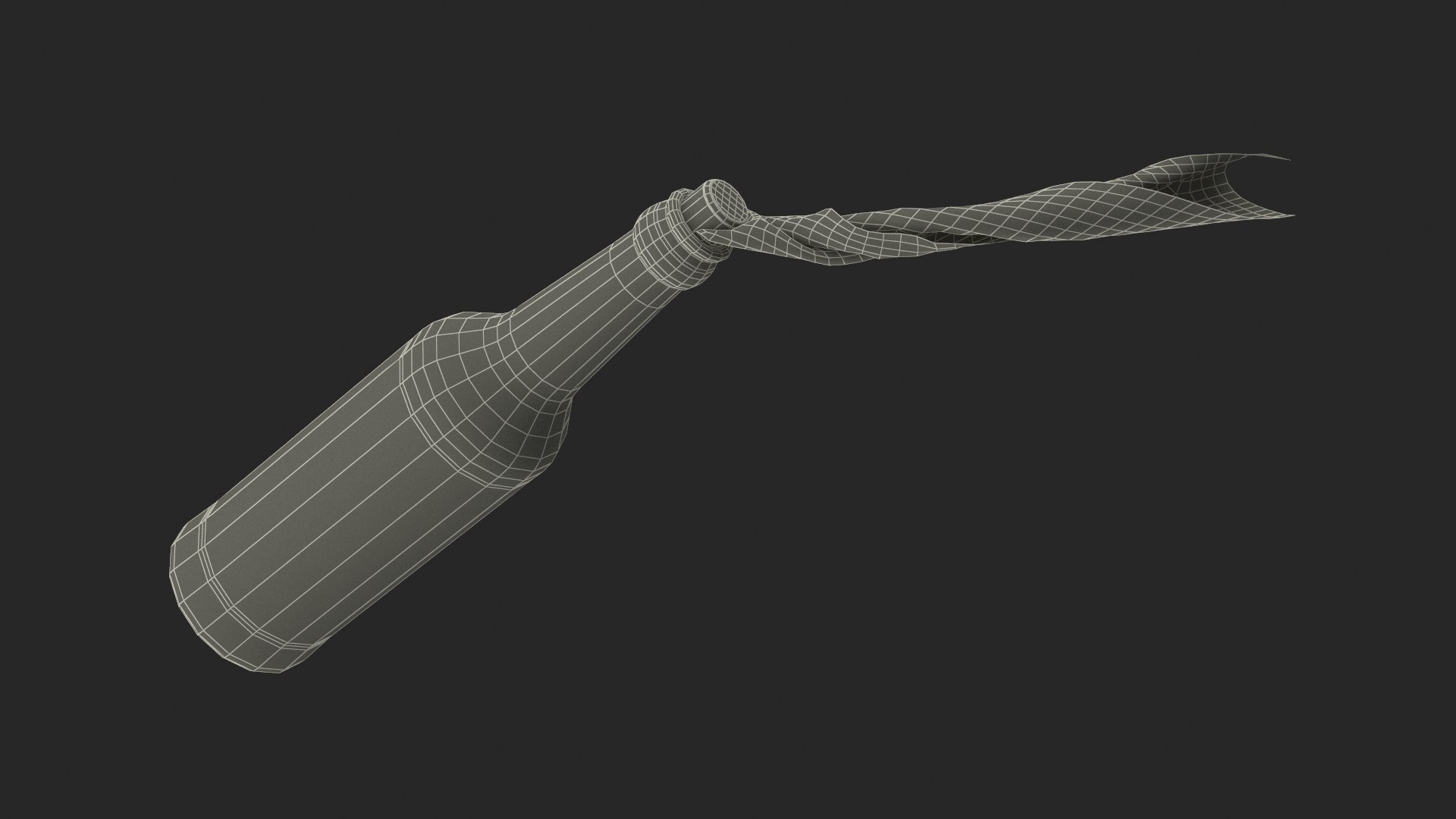 Incendiary Bottle Flying 3D Model - TurboSquid 2235059
