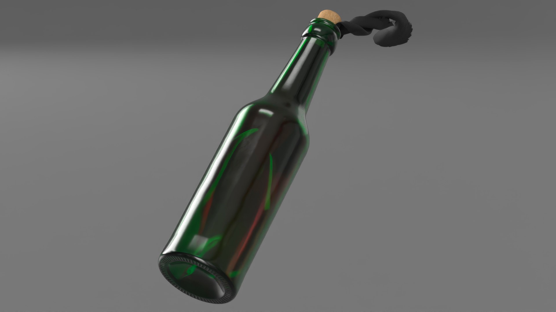 Incendiary Bottle Flying 3D Model - TurboSquid 2235059