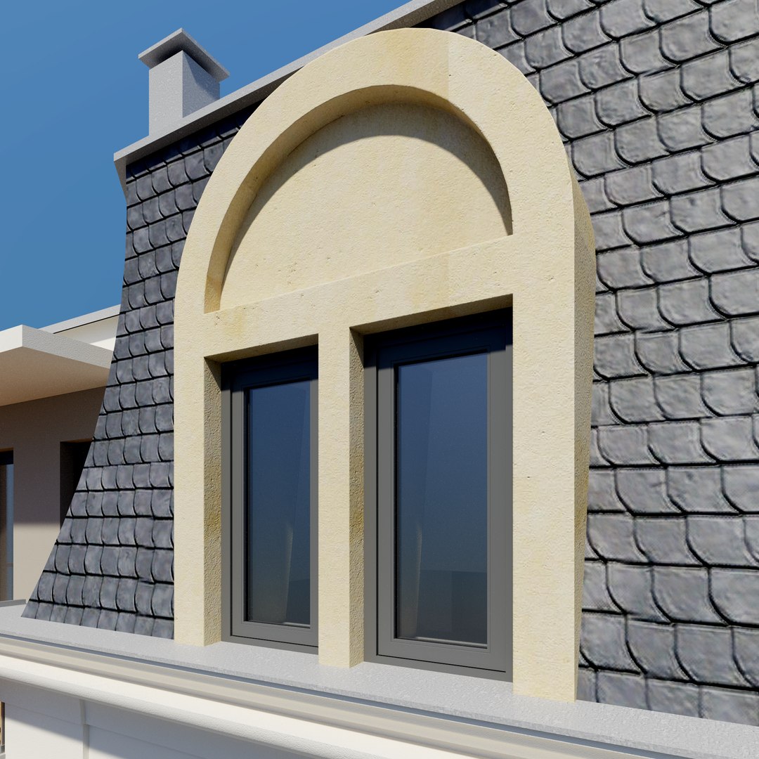 3d Old German Building 2 Model