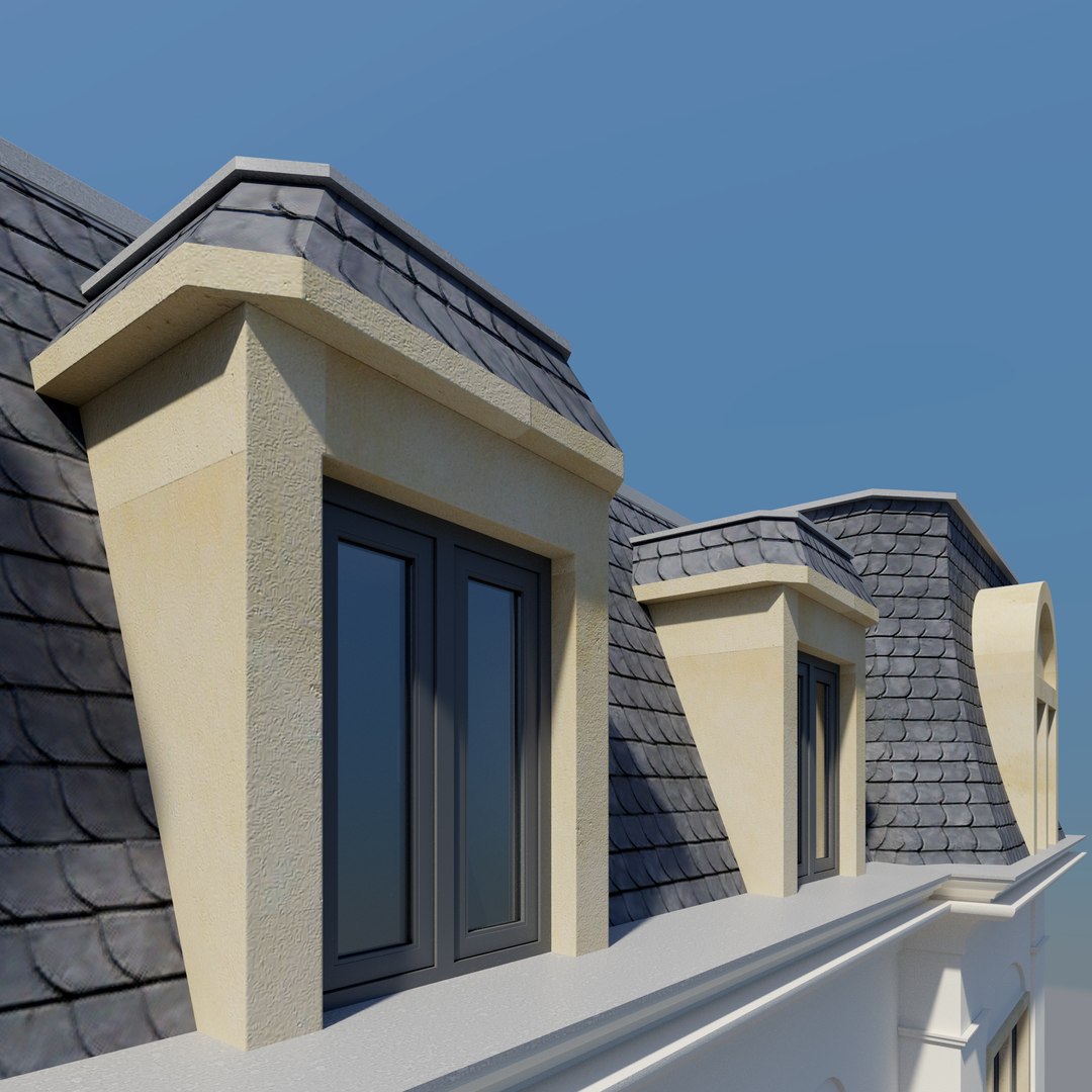 3d Old German Building 2 Model