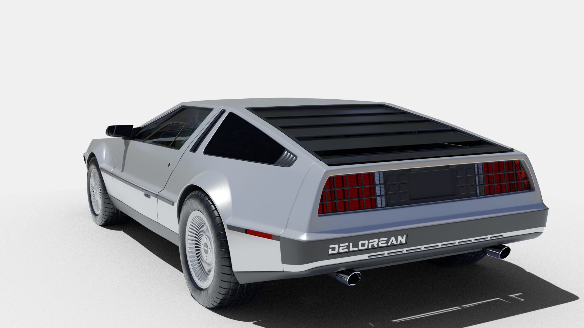 DMC Delorean 3D Model - TurboSquid 2456396