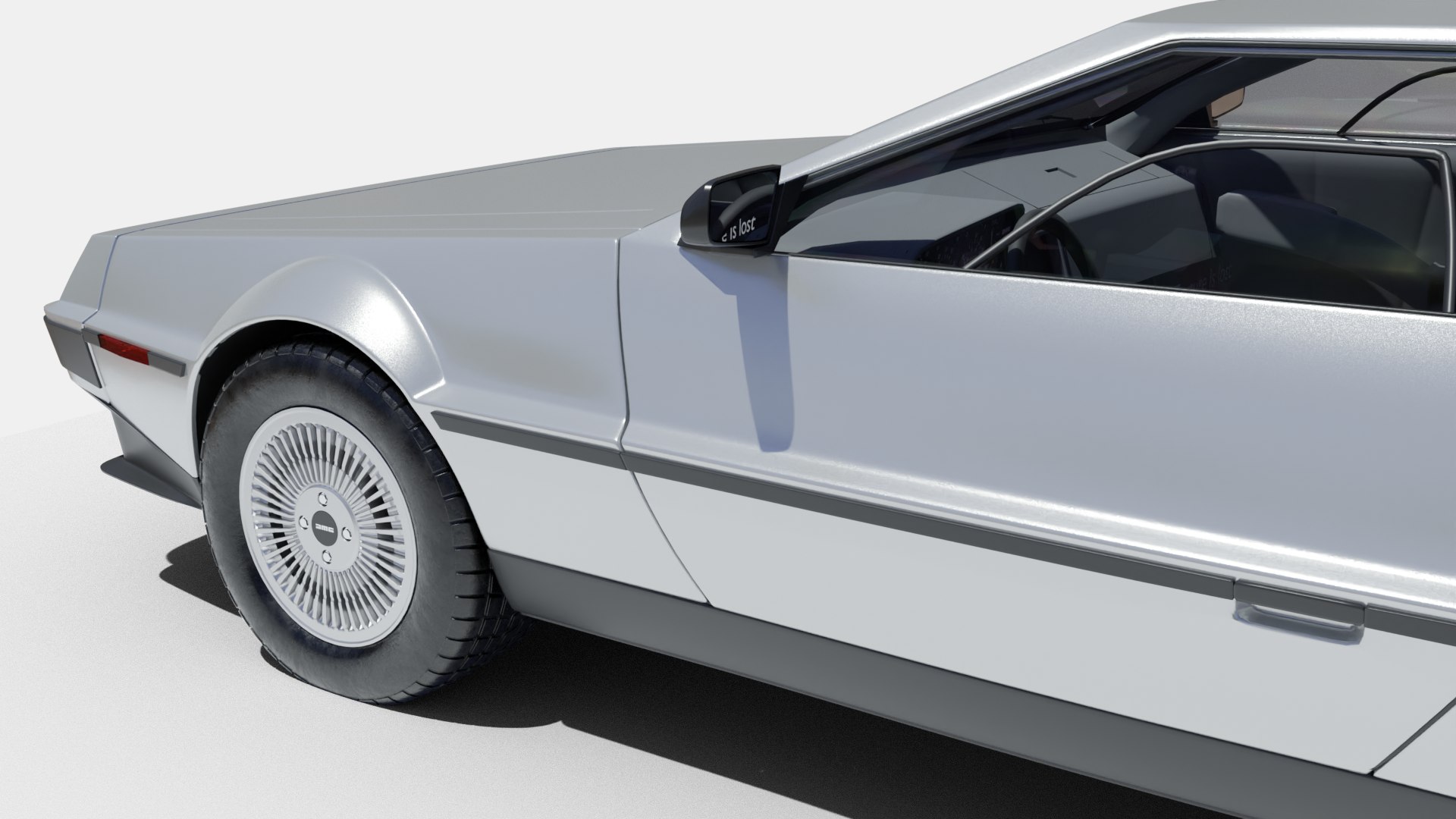 DMC Delorean 3D Model - TurboSquid 2456396