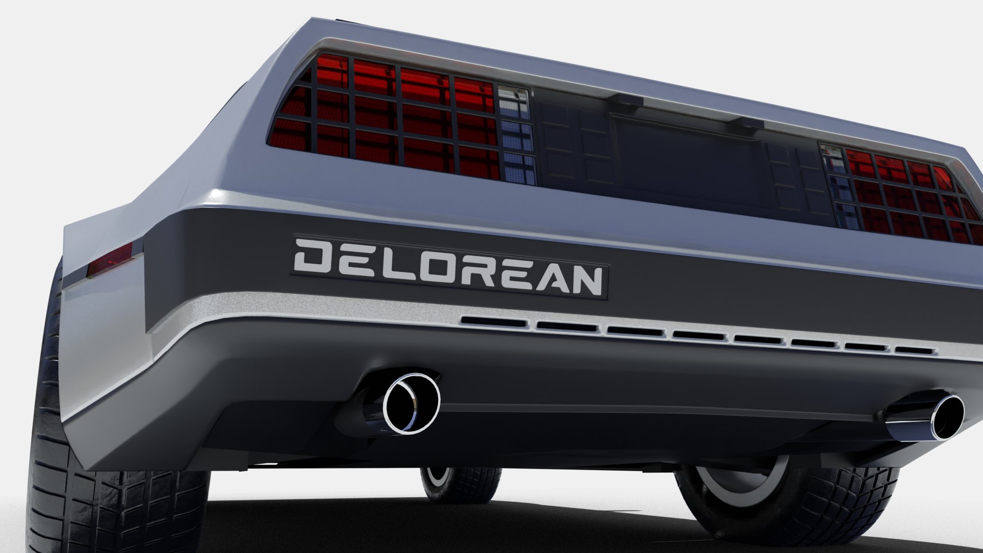 DMC Delorean 3D Model - TurboSquid 2456396