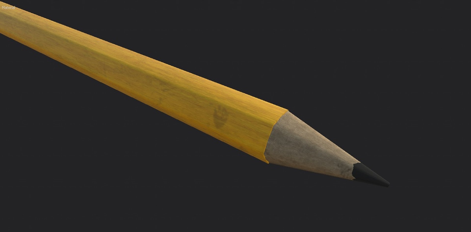 Wooden Pencil 3D Model - TurboSquid 1686540
