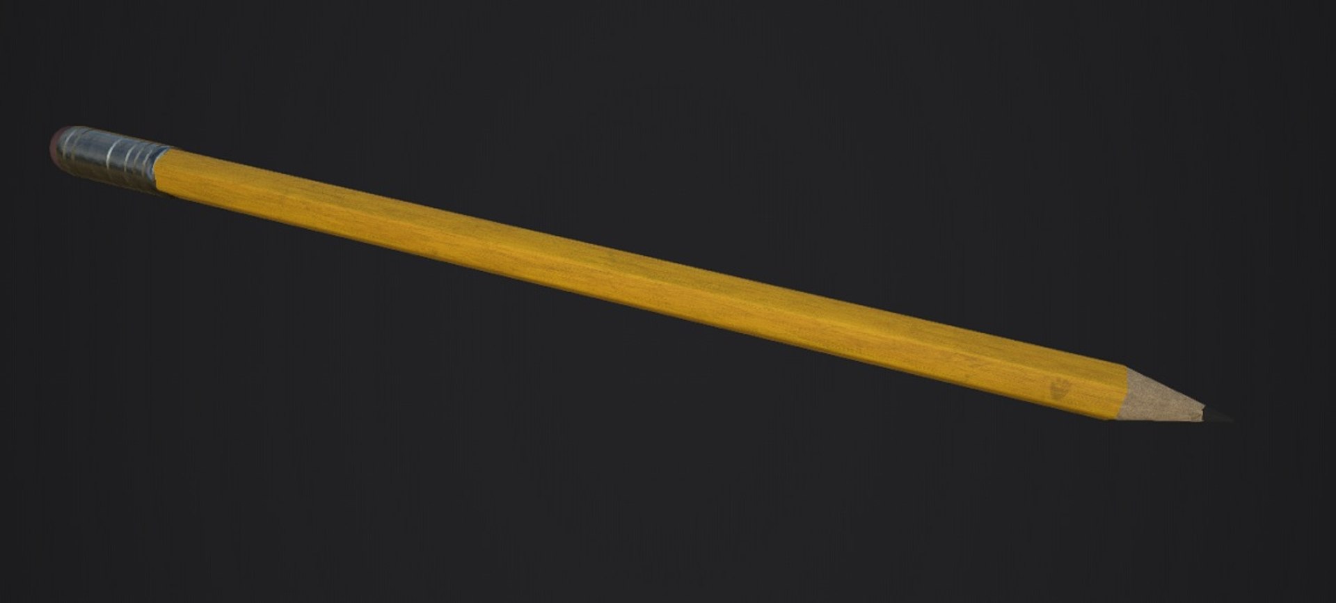 Wooden Pencil 3D Model - TurboSquid 1686540
