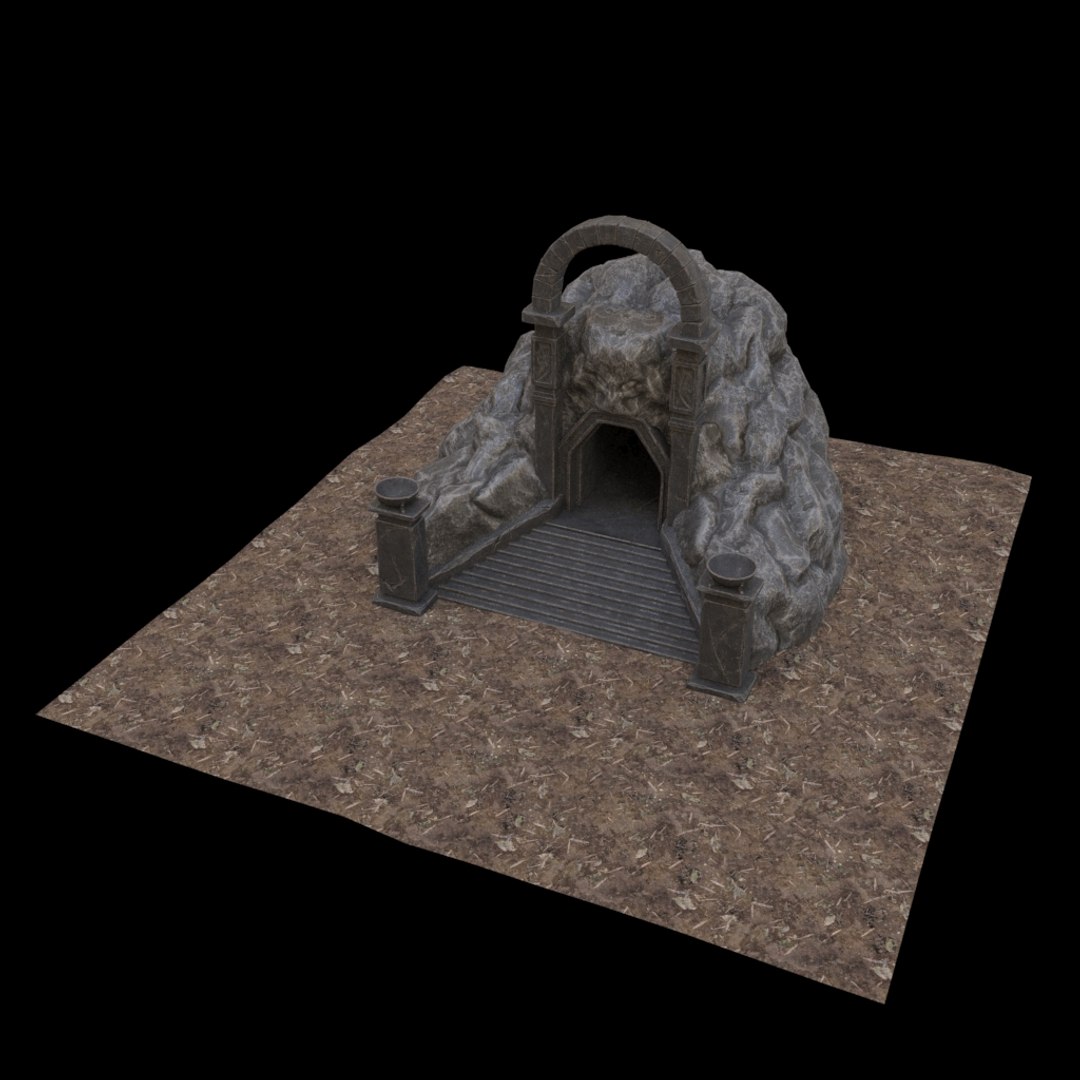 3D Cave-entrance Cave Entrance Model - TurboSquid 1176014