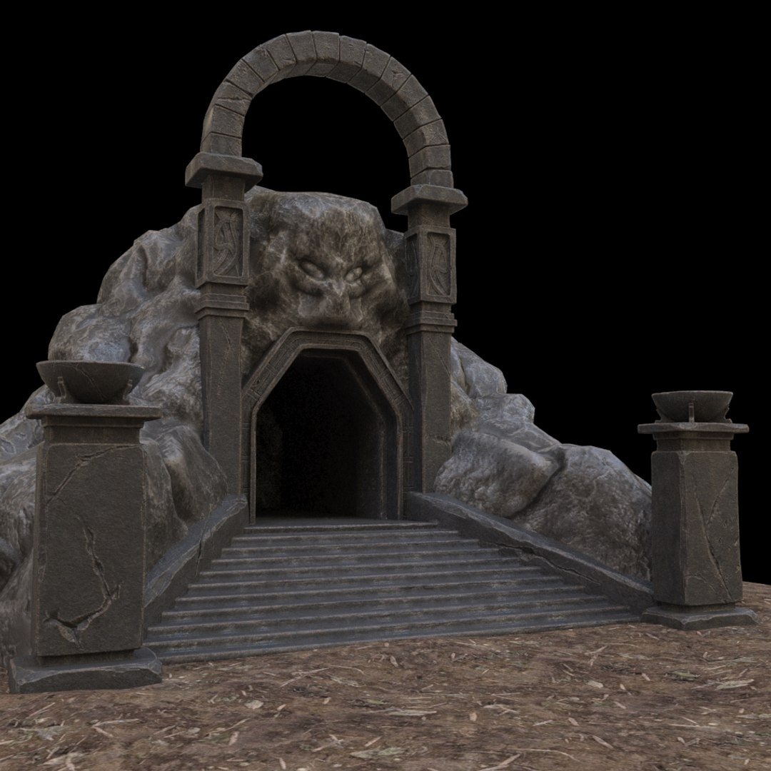 3D Cave-entrance Cave Entrance Model - TurboSquid 1176014