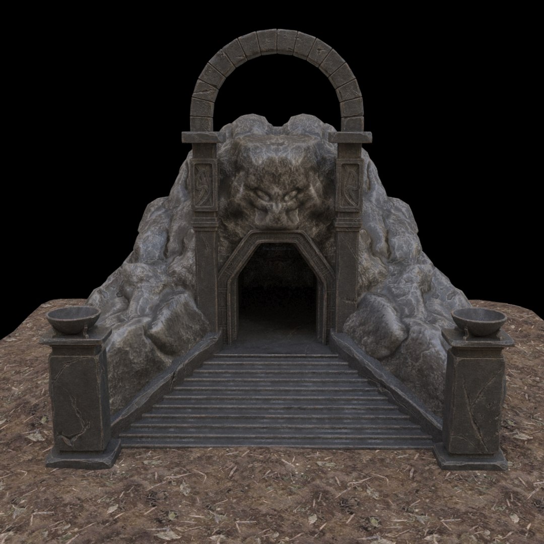 3D Cave-entrance Cave Entrance Model - TurboSquid 1176014