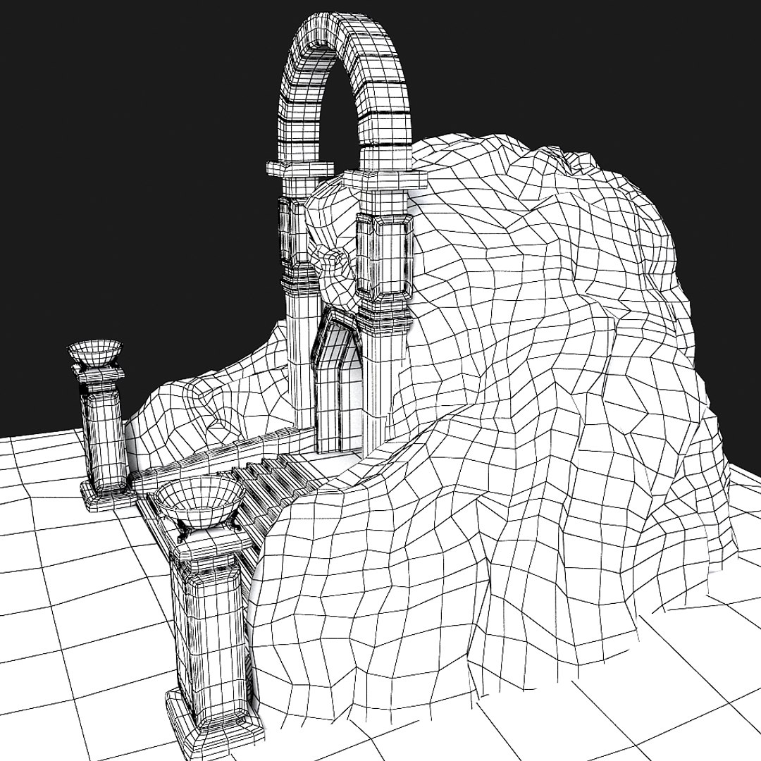 3D Cave-entrance Cave Entrance Model - TurboSquid 1176014
