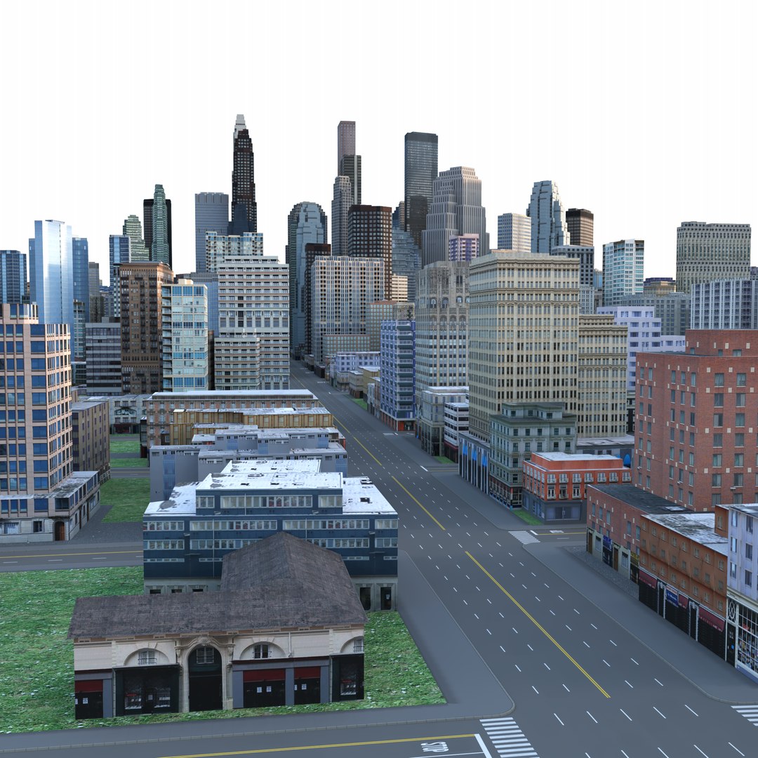3D City 75 Model - TurboSquid 2039976