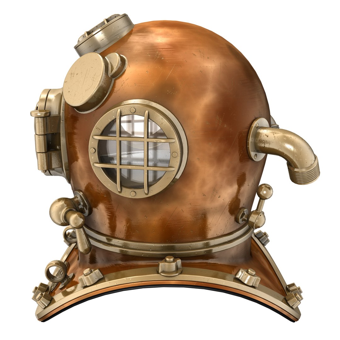 3d Model Diving Helmet