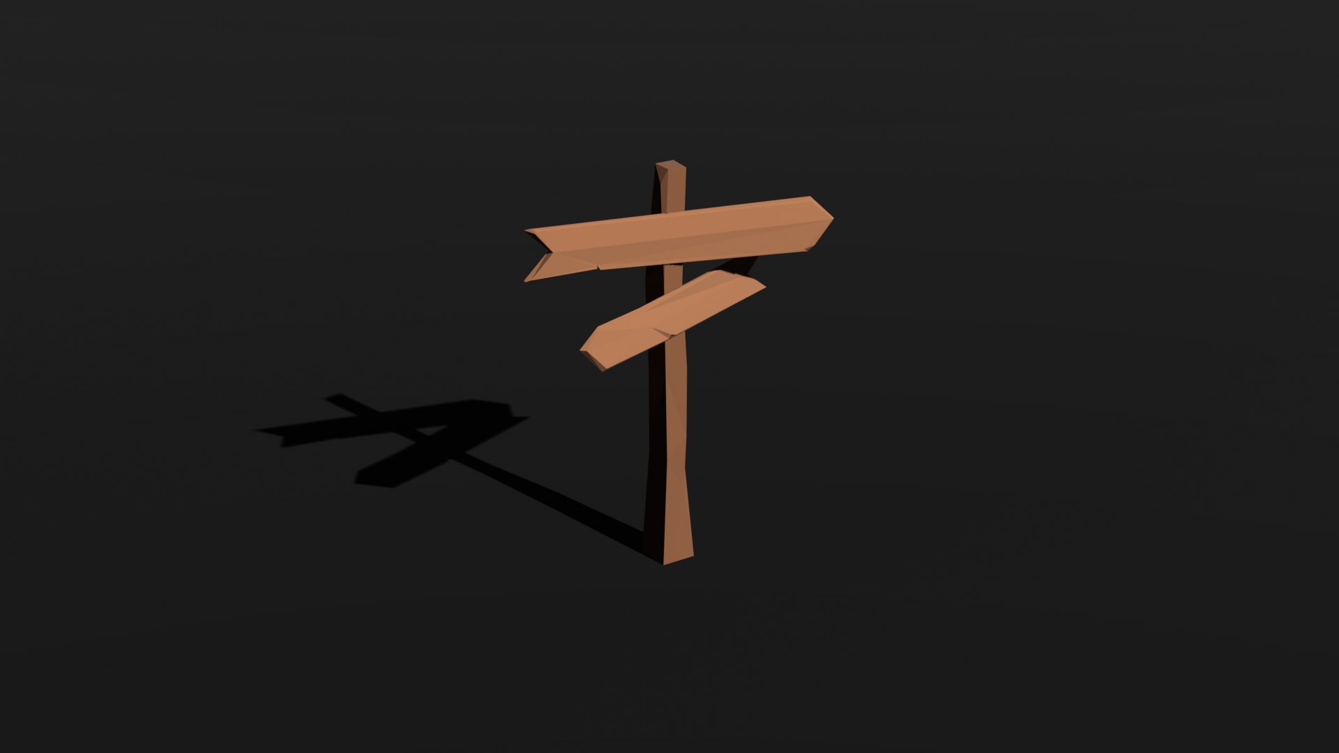 Stylized Wooden Sign 3D - TurboSquid 2257703
