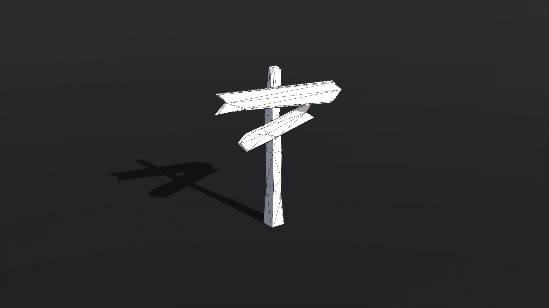 Stylized Wooden Sign 3D - TurboSquid 2257703
