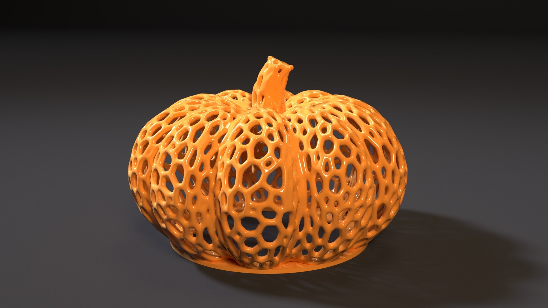 3D Printing Pumpkin Halloween - TurboSquid 1432271