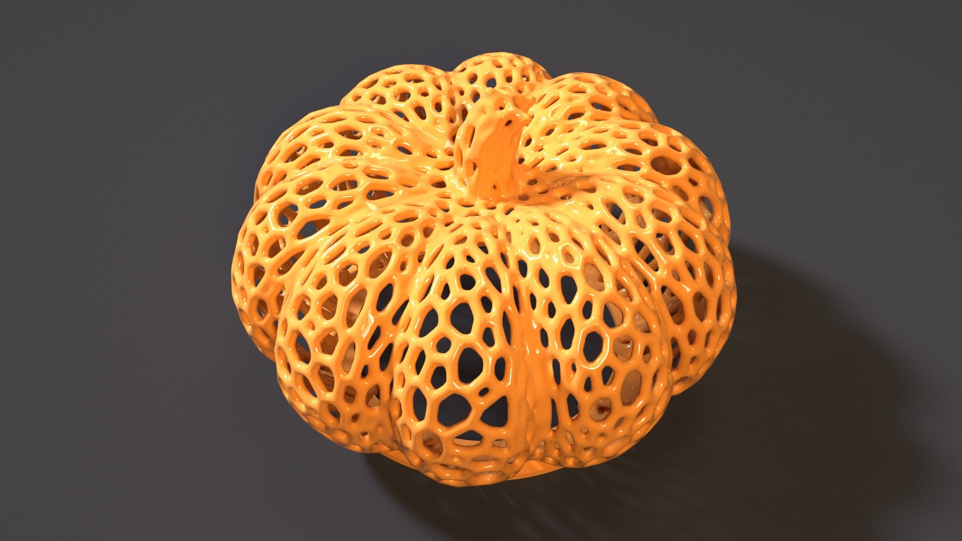 3D Printing Pumpkin Halloween - TurboSquid 1432271