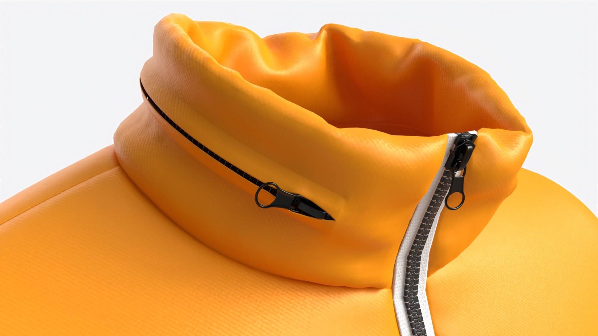 Quilted Jacket For Men Mockup Yellow 3D Model - TurboSquid 2073849