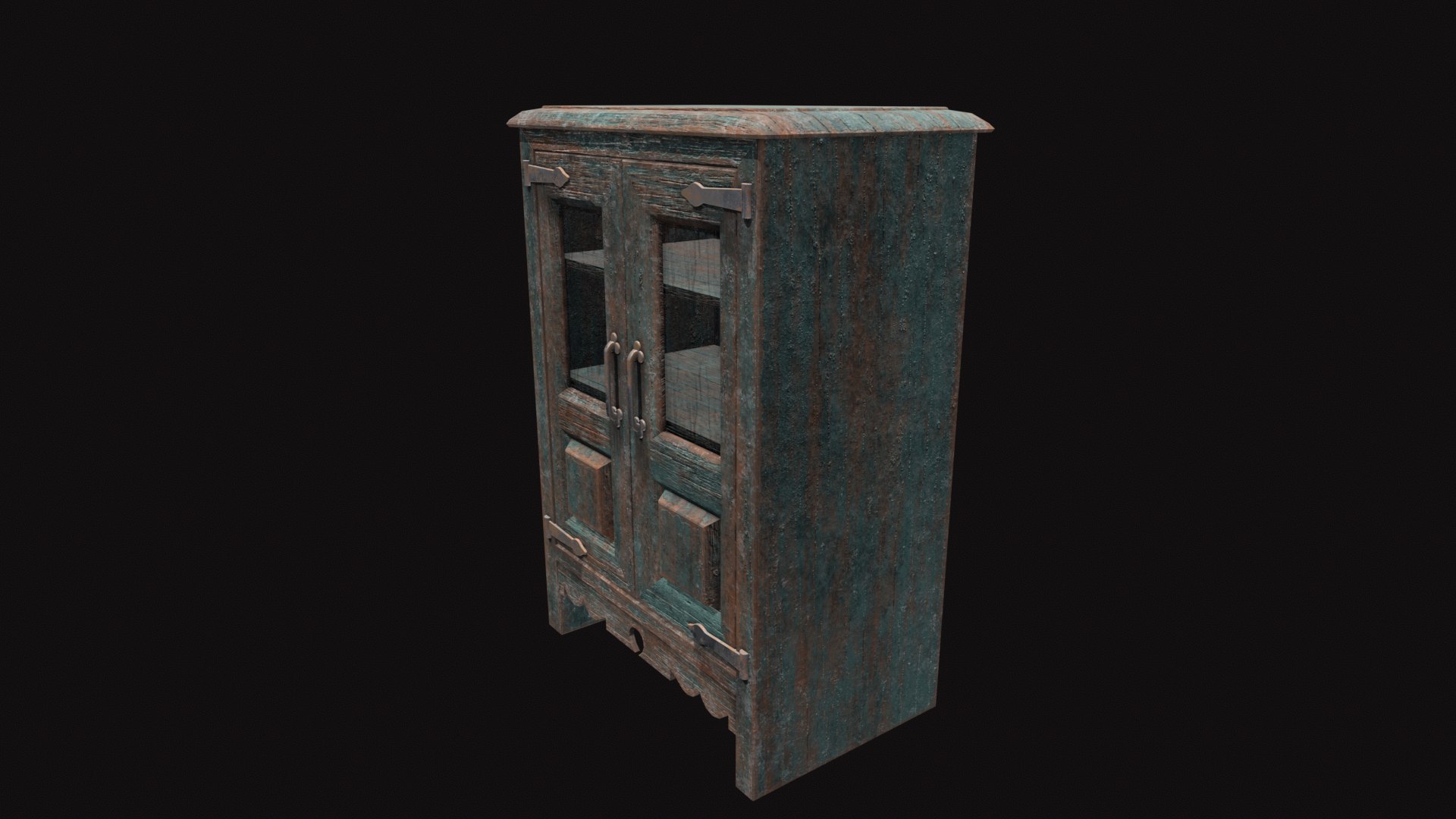 3D Medieval Cabinet Closed - TurboSquid 2322742
