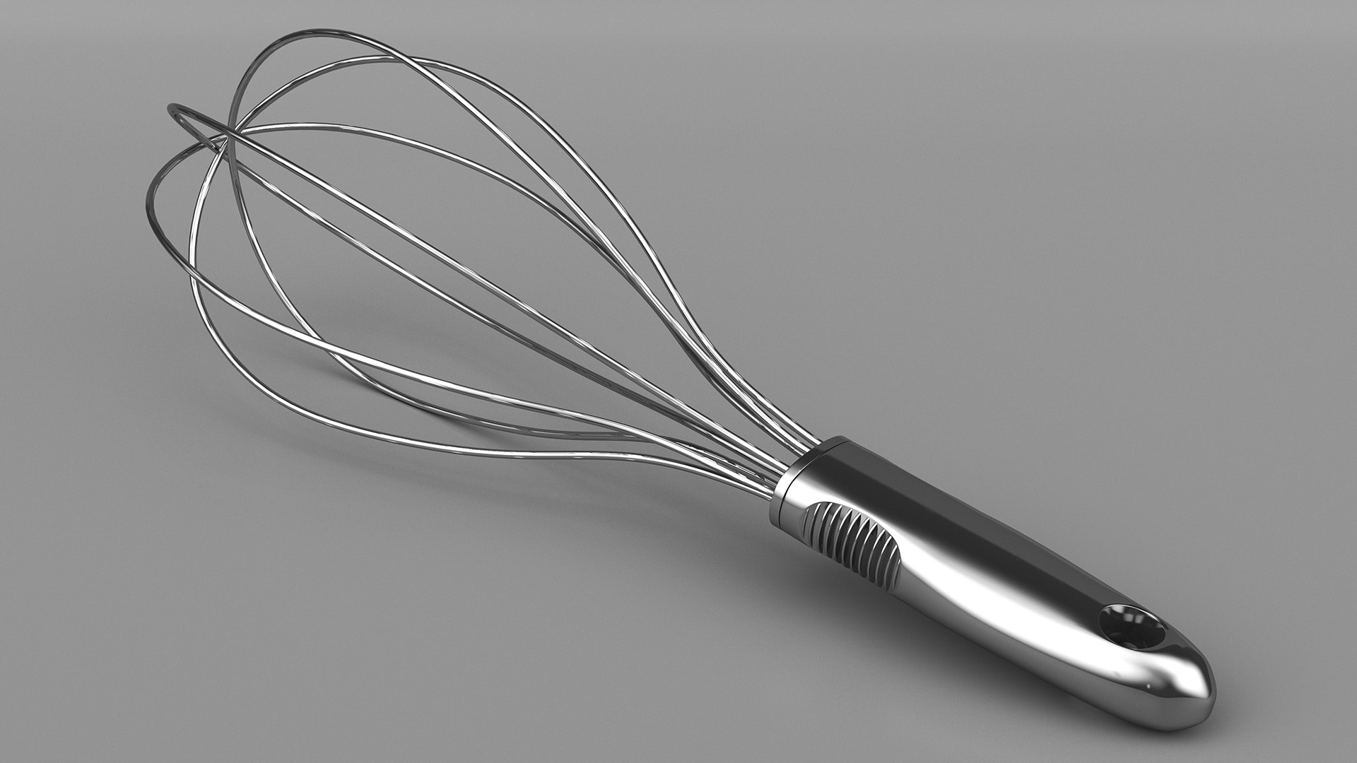 3D Stainless Steel Balloon Whisk - TurboSquid 2141462