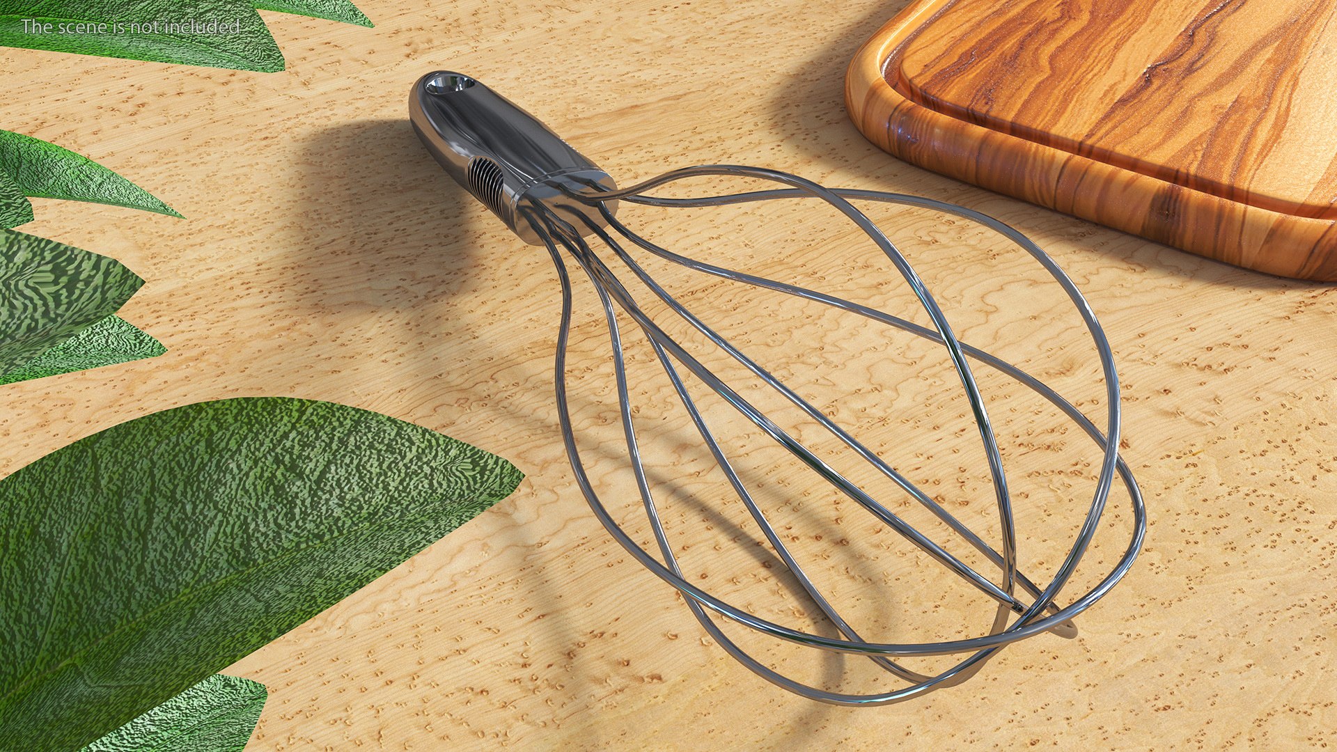 3D Stainless Steel Balloon Whisk - TurboSquid 2141462