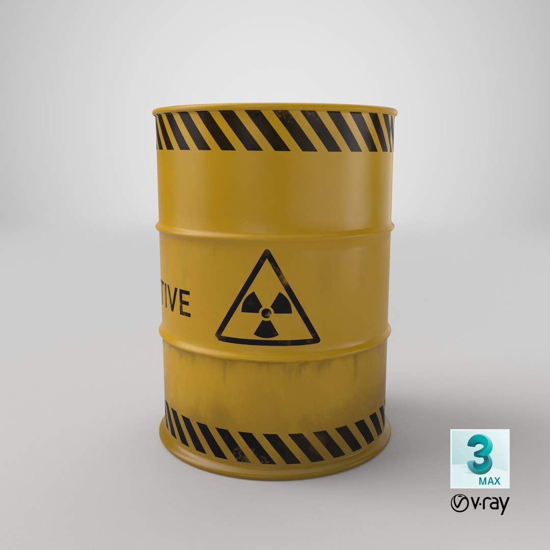 3D Nuclear Barrel Model - TurboSquid 1274912