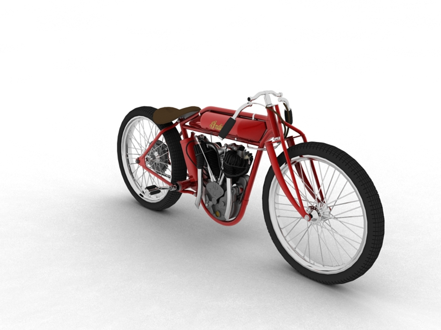 3d Indian Boardtrack Racer 1920 Model
