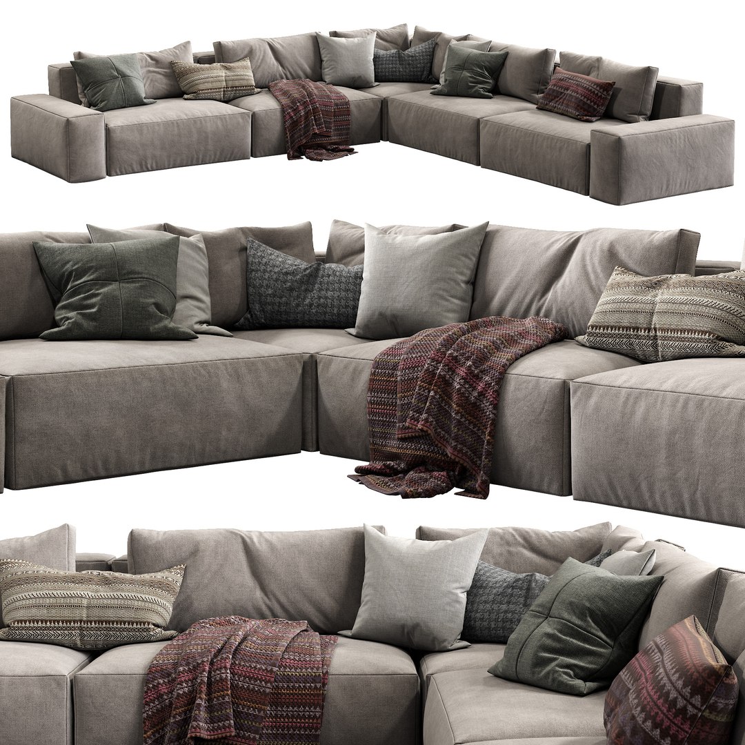 3D model jesse sofa daniel composition - TurboSquid 1625681