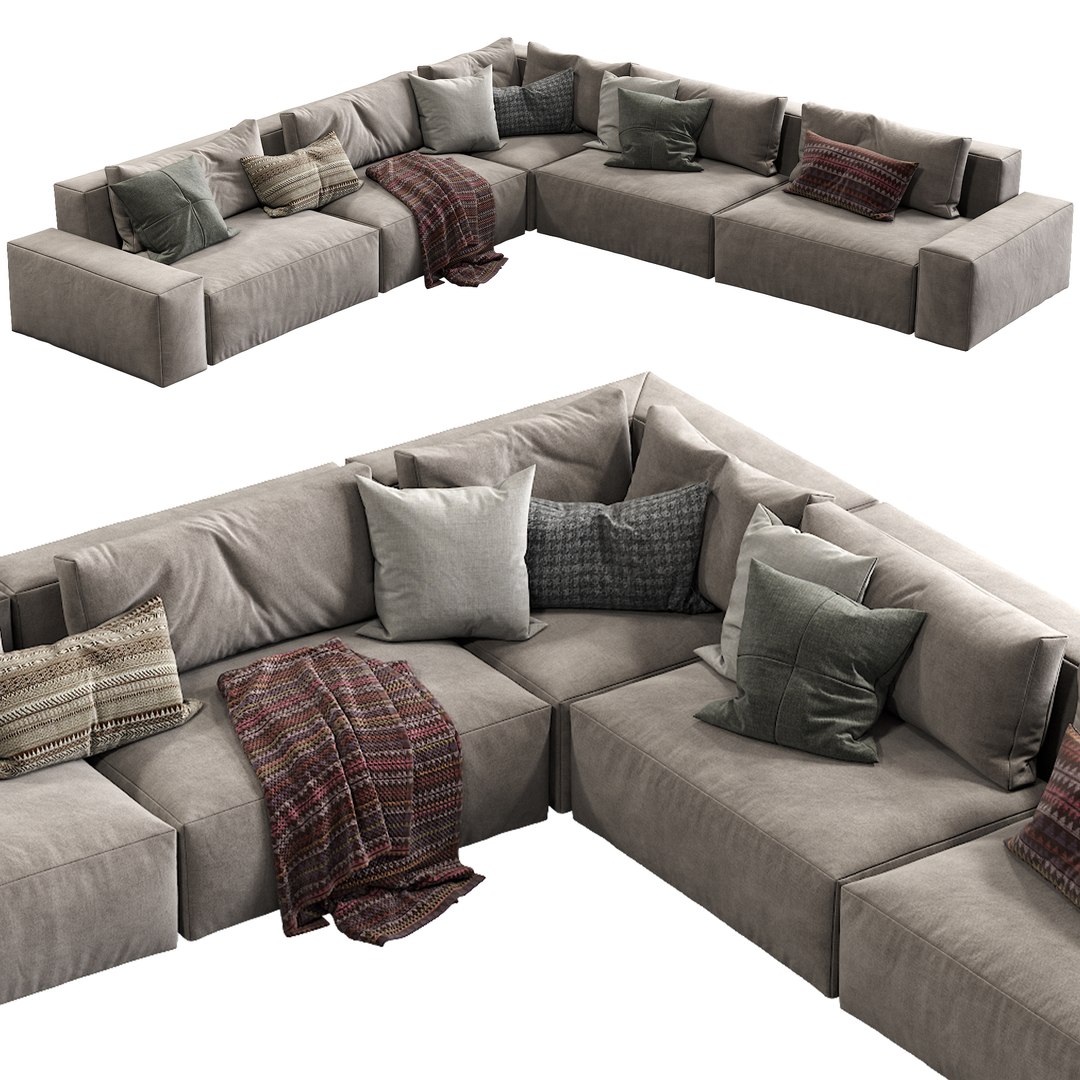 3D model jesse sofa daniel composition - TurboSquid 1625681