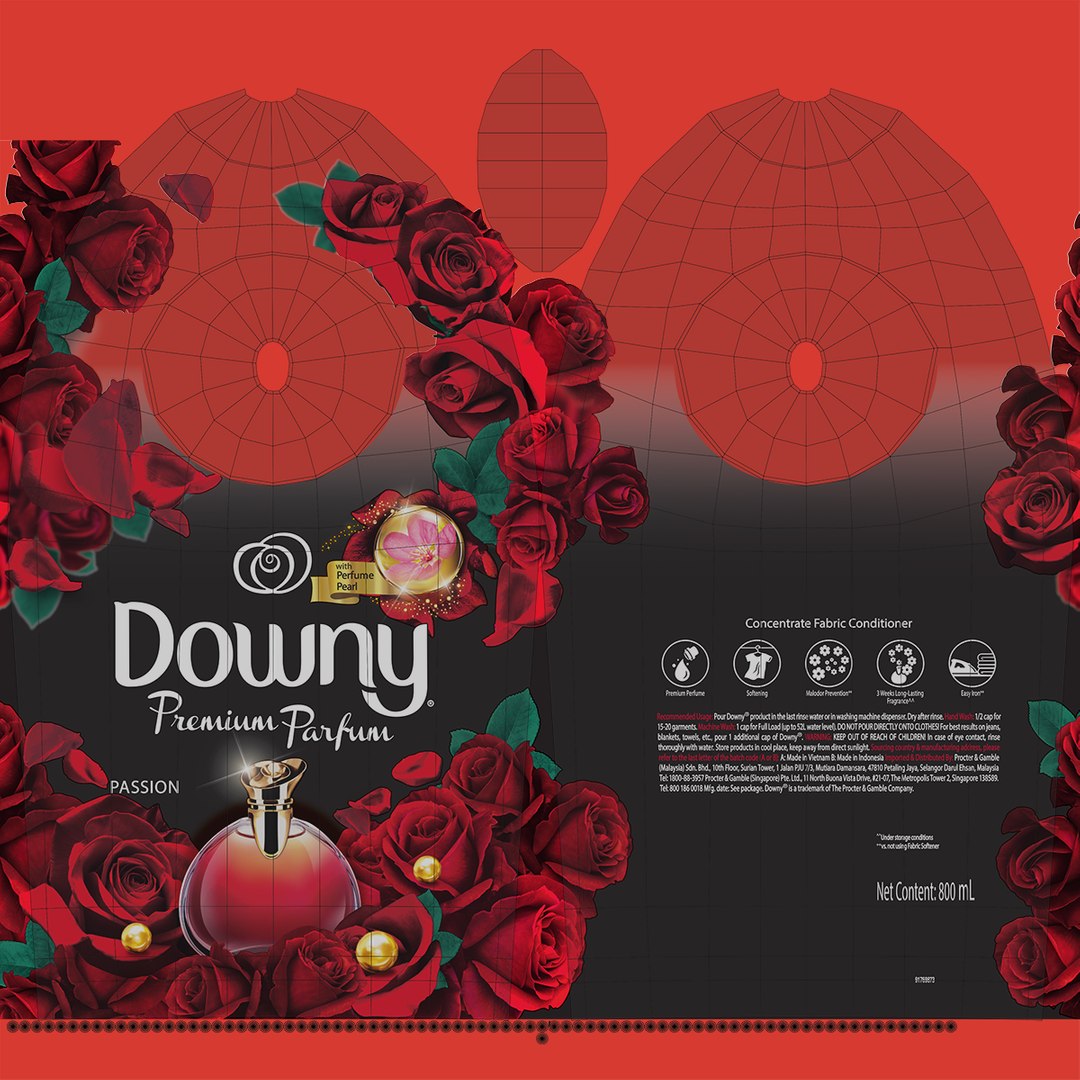 DOWNY BOTTLE 3D Model - TurboSquid 1864687