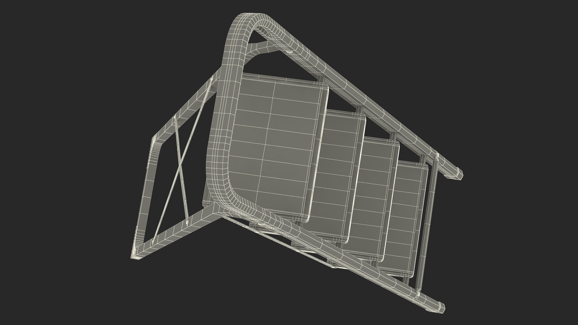 4 Step Ladder For Home Folded Rigged 3D Model - TurboSquid 2207162