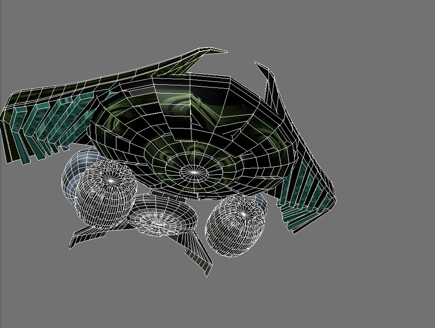 Futuristic Space Craft 3D Model - TurboSquid 1480297