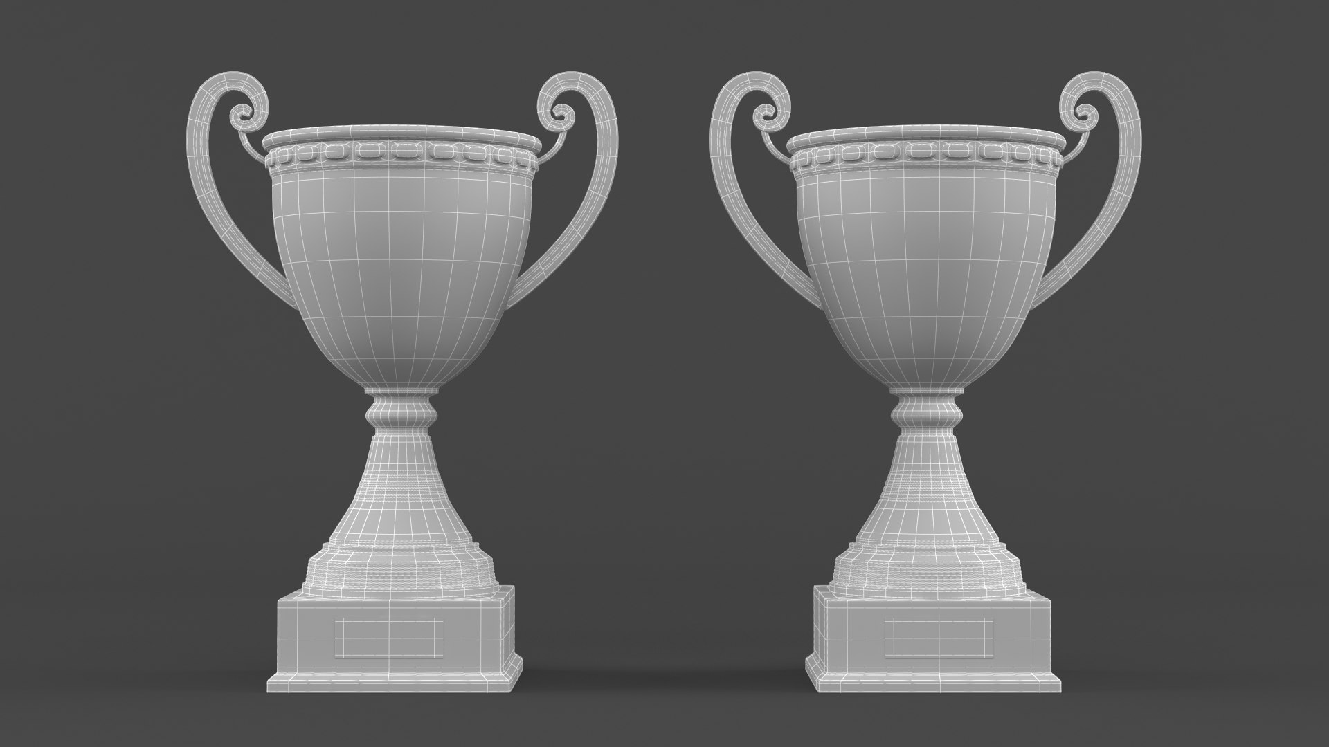 3D Trophy Cups Model - TurboSquid 2244206