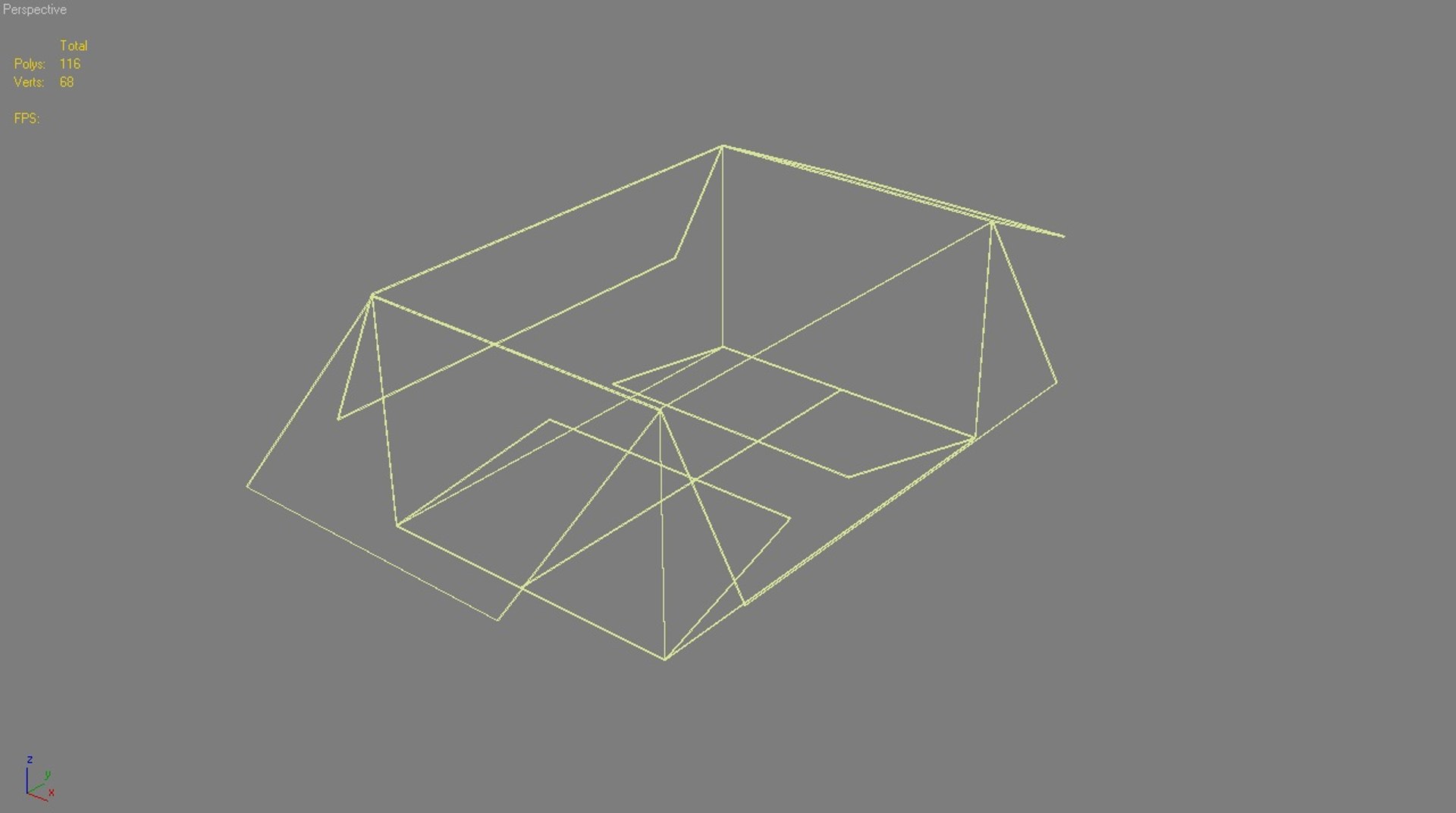 3d model shipping box