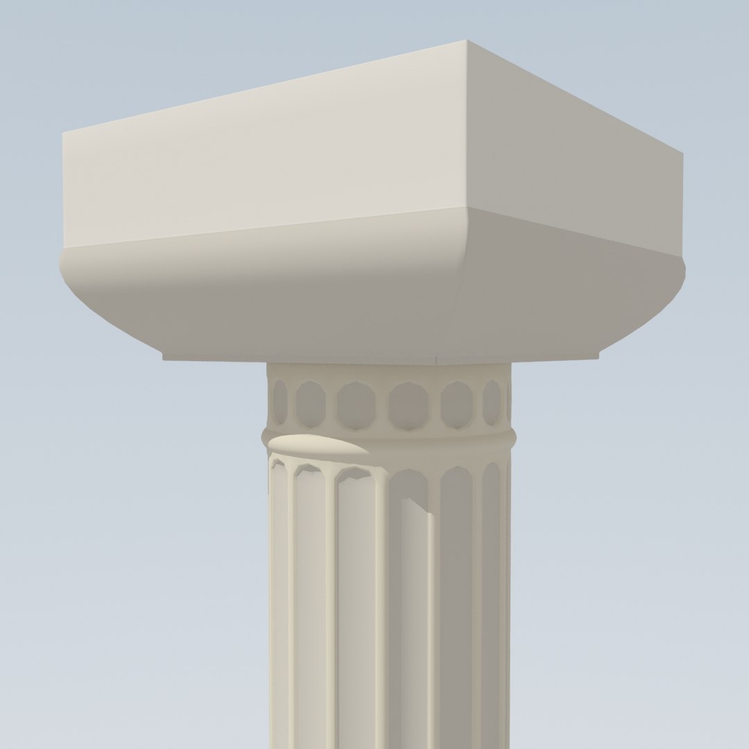 3d Model Antiquity Pillar