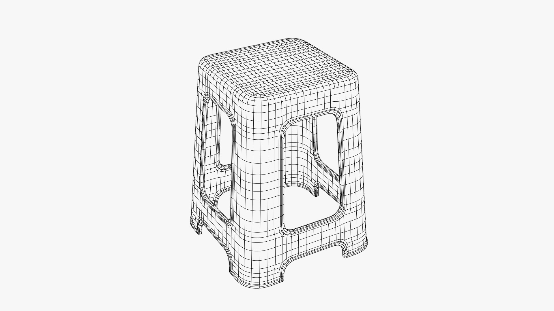 Plastic Stool 3D Model 3D Model - TurboSquid 2355309