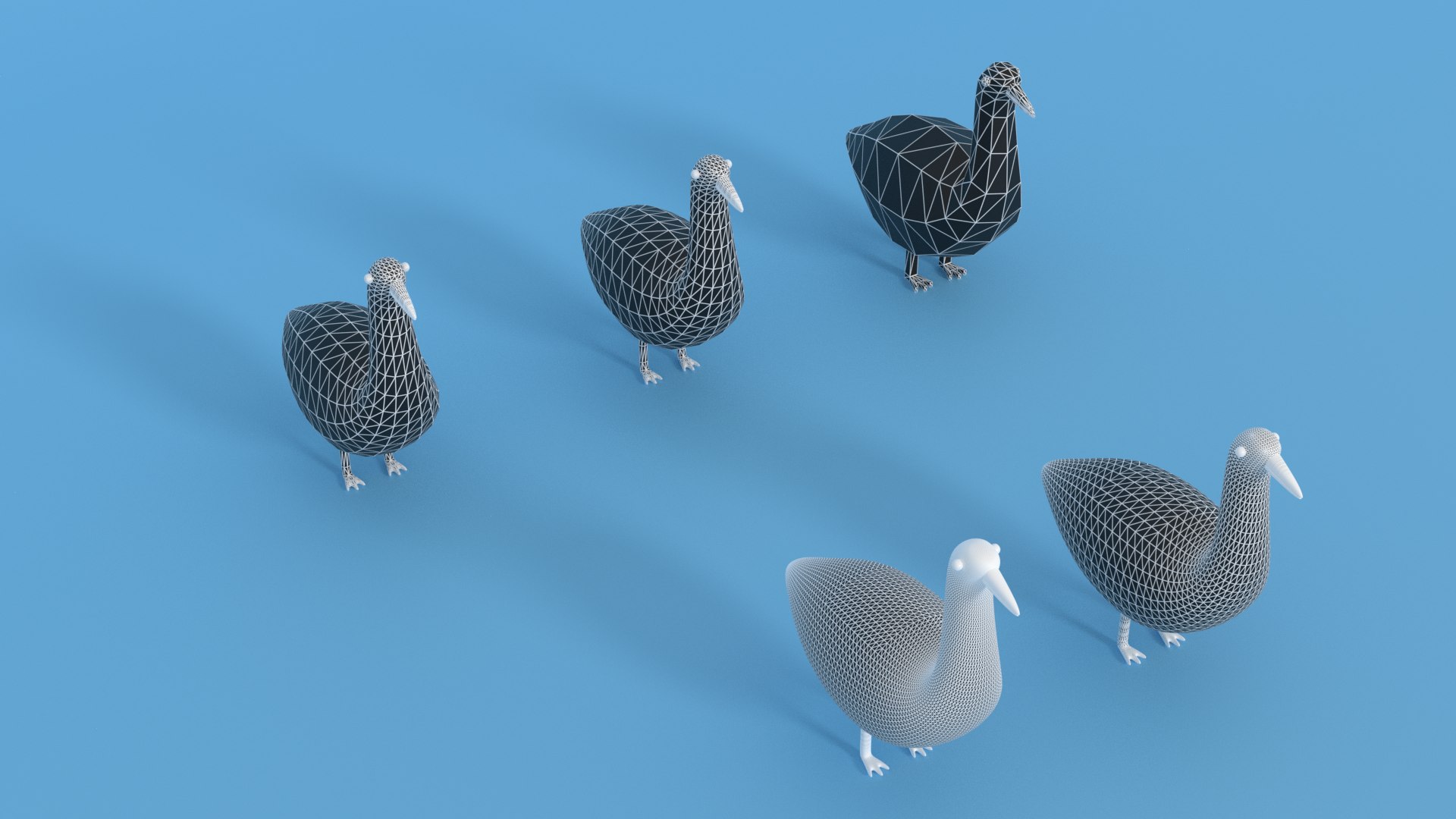 3D Cartoon Goose - TurboSquid 1770462