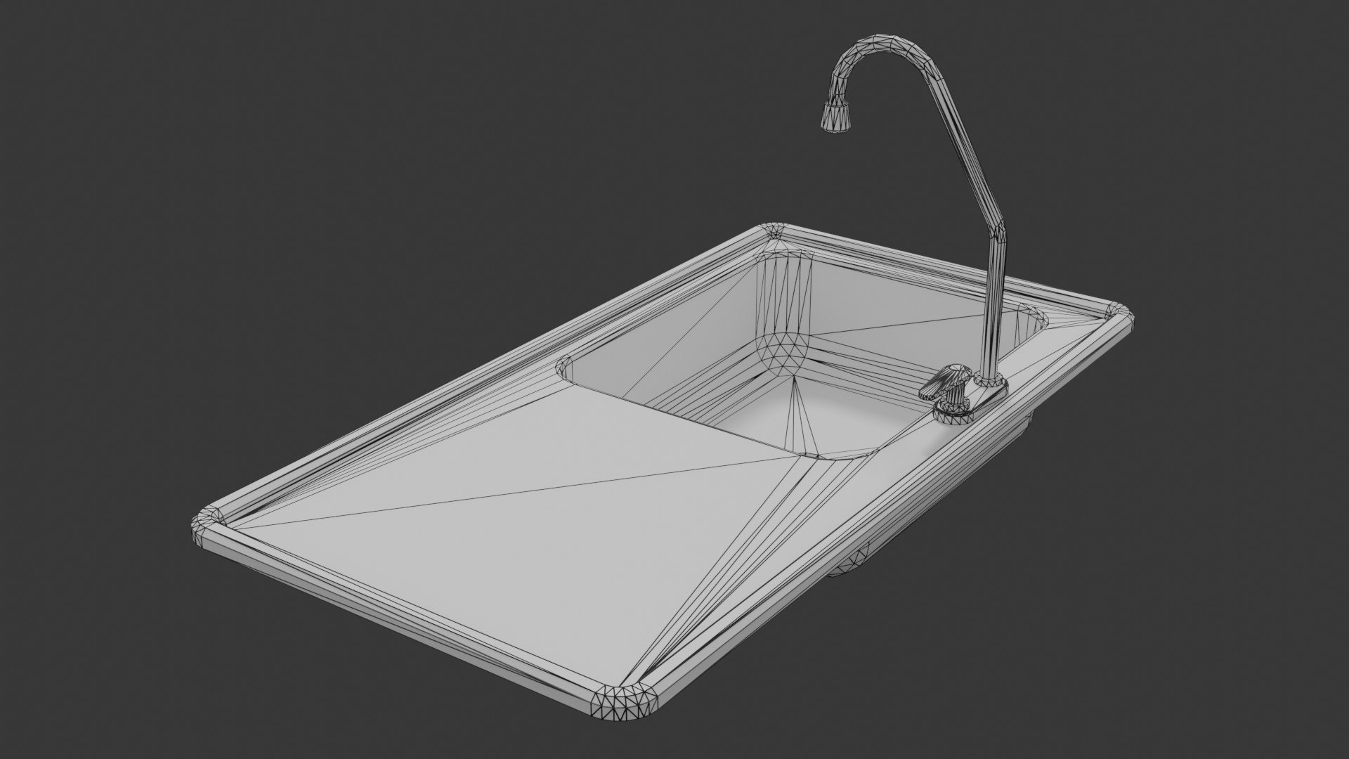 3D Pbr Simple Sink Model - TurboSquid 1571795