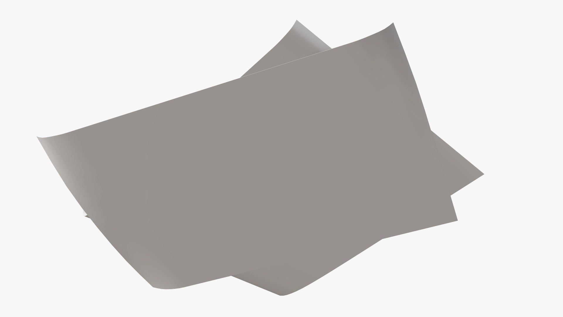 Sheet Paper 3D Model - TurboSquid 1658076