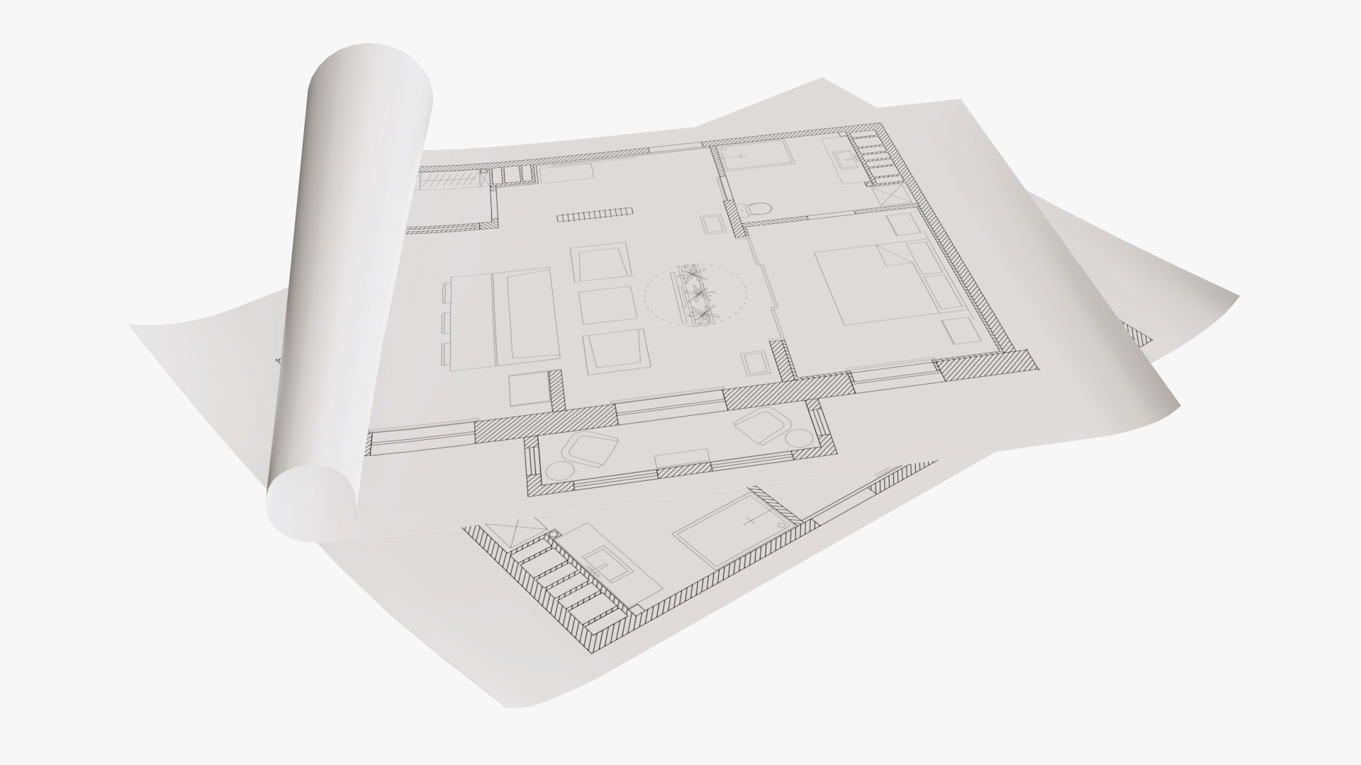 Sheet Paper 3D Model - TurboSquid 1658076