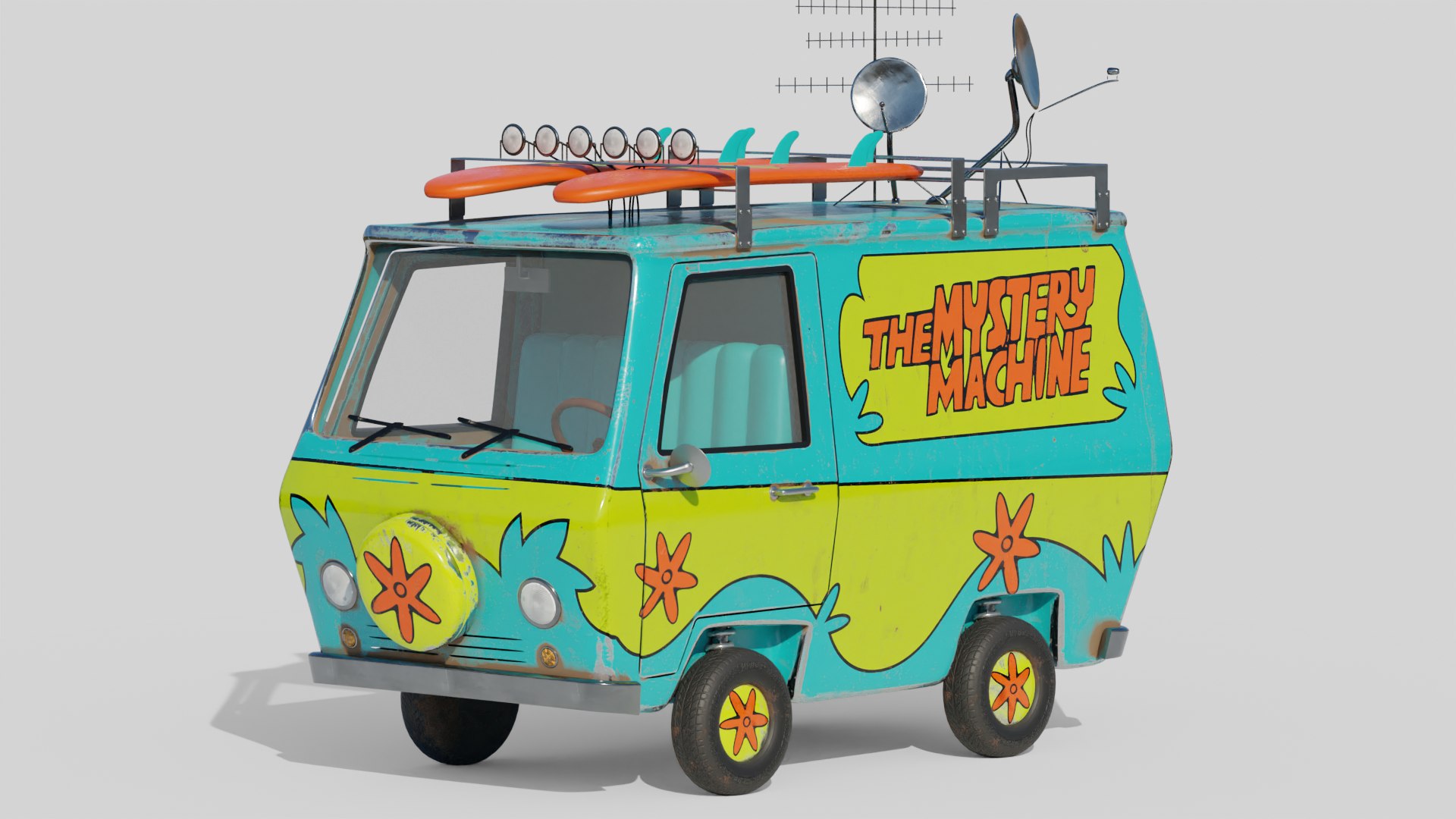 3D The Mystery Machine - TurboSquid 1789254