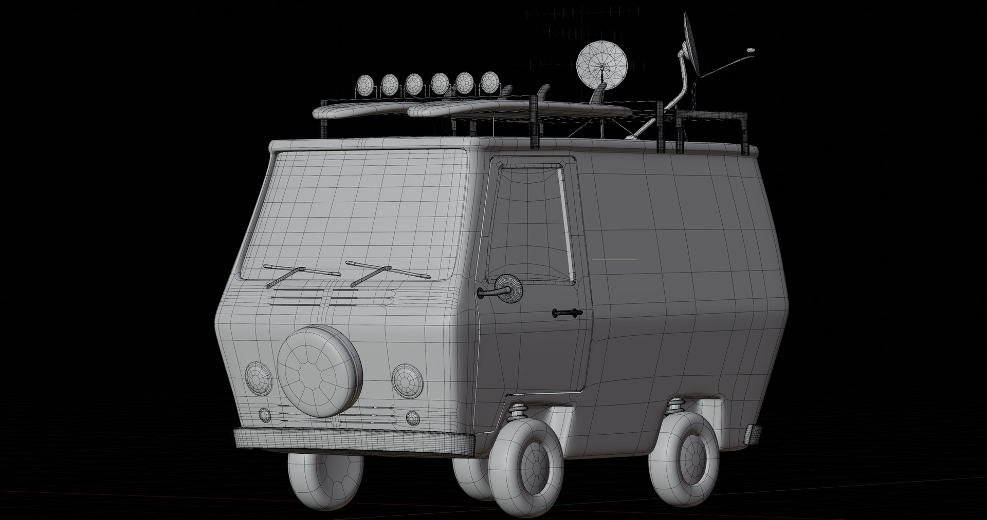 3D The Mystery Machine - TurboSquid 1789254