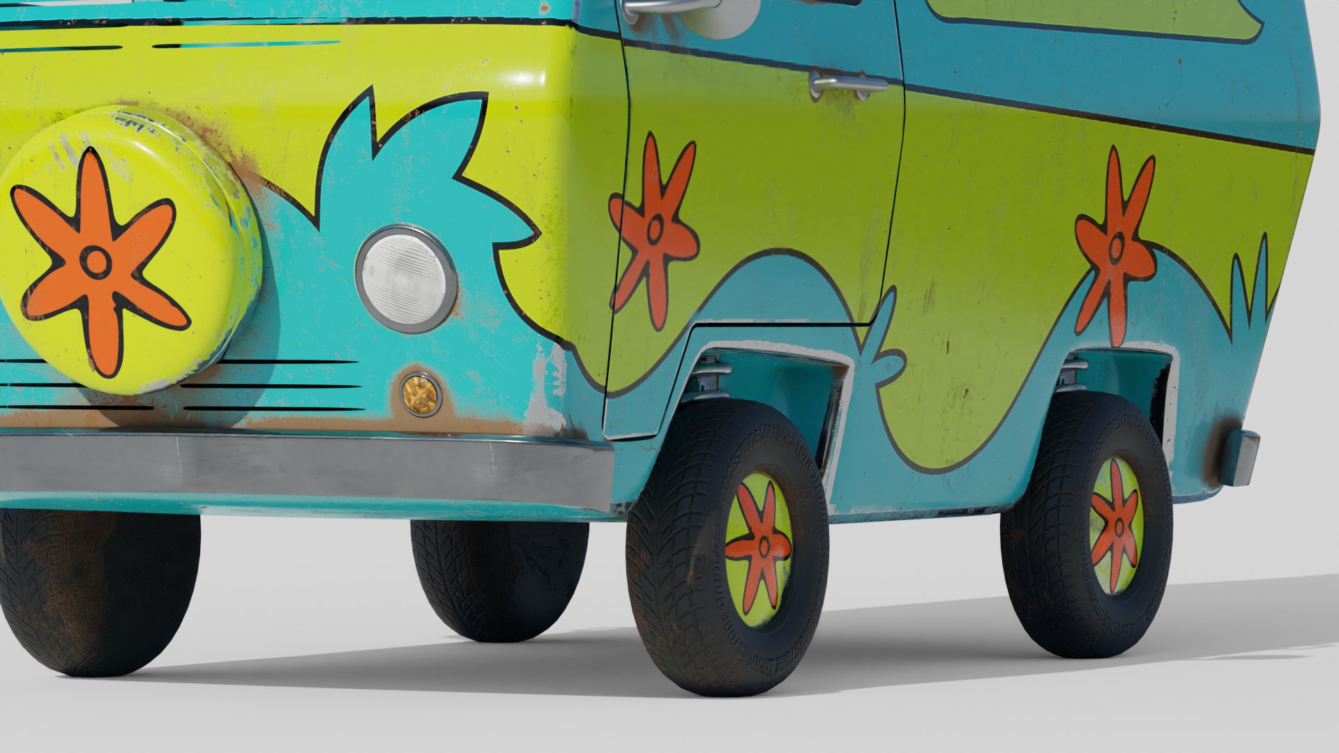 3D The Mystery Machine - TurboSquid 1789254