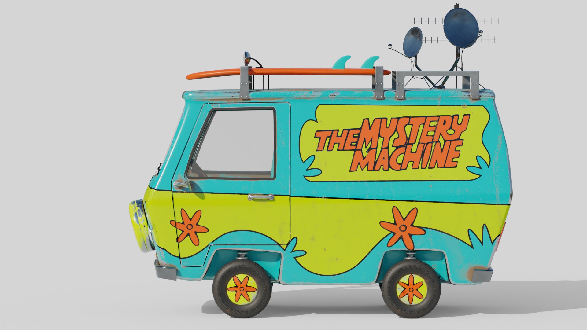 3D The Mystery Machine - TurboSquid 1789254