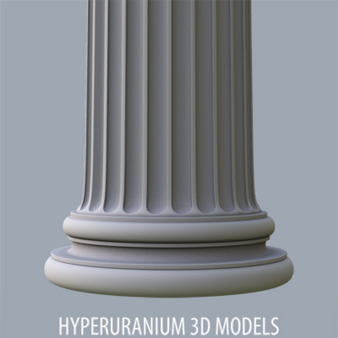 Corinthian Column 3d Model
