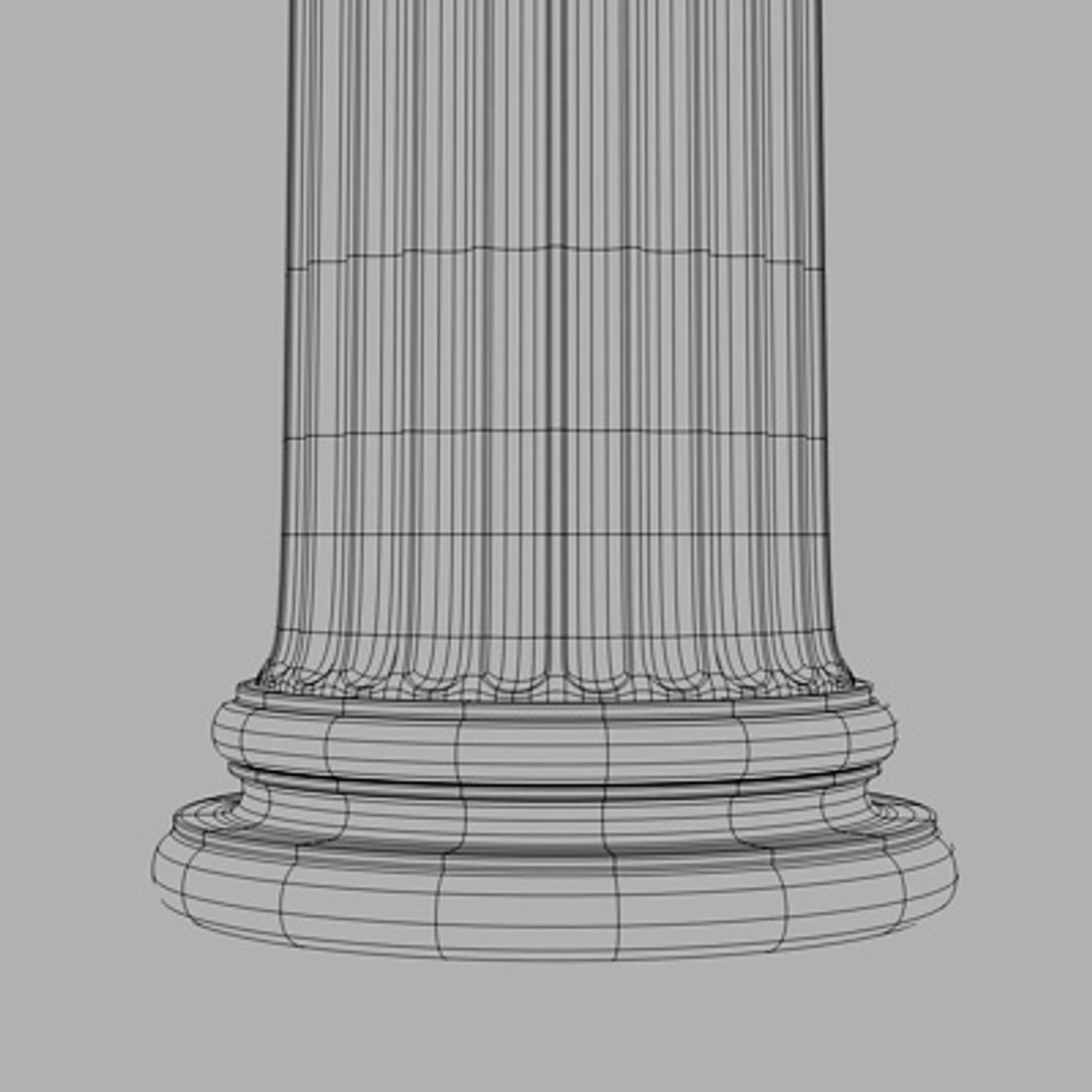 Corinthian Column 3d Model