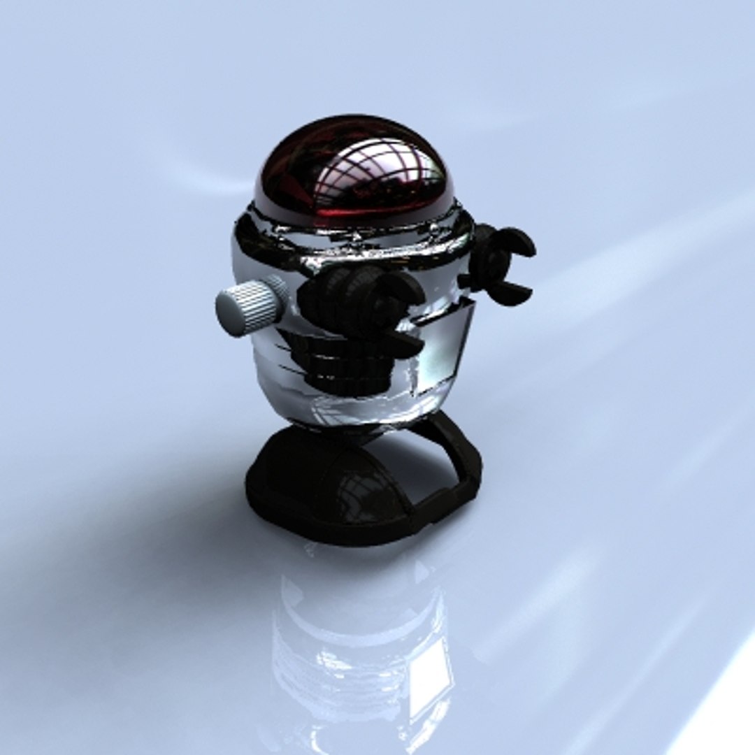 Retro Toy Robot 3d 3ds