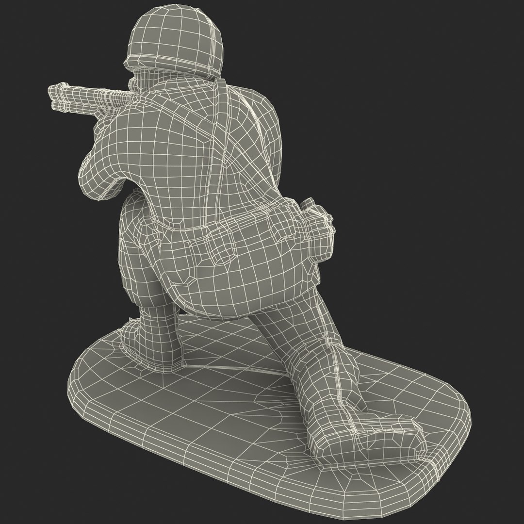 plastic army men 3d c4d